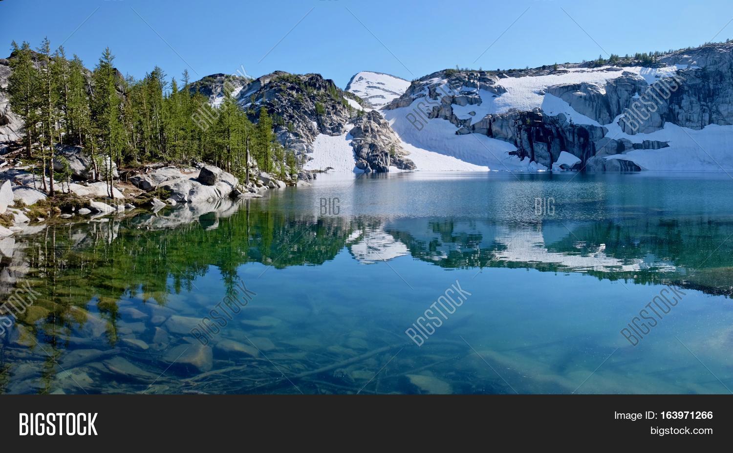 Alpine Lake Clear Image & Photo (Free Trial) | Bigstock