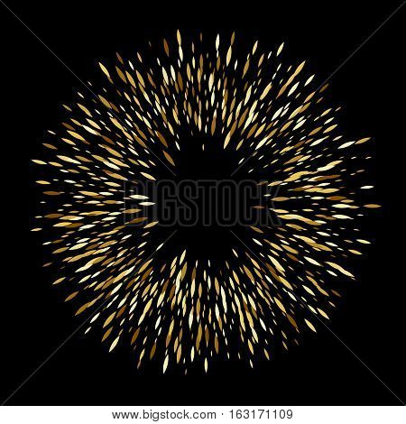Golden Sharp Oval Vector & Photo (Free Trial) | Bigstock