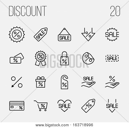 Set Discount Icons Vector & Photo (Free Trial) | Bigstock