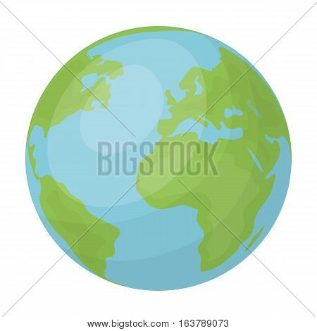 Earth Icon Cartoon Vector & Photo (Free Trial) | Bigstock