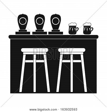 Bar Icon Black Design Vector & Photo (Free Trial) | Bigstock