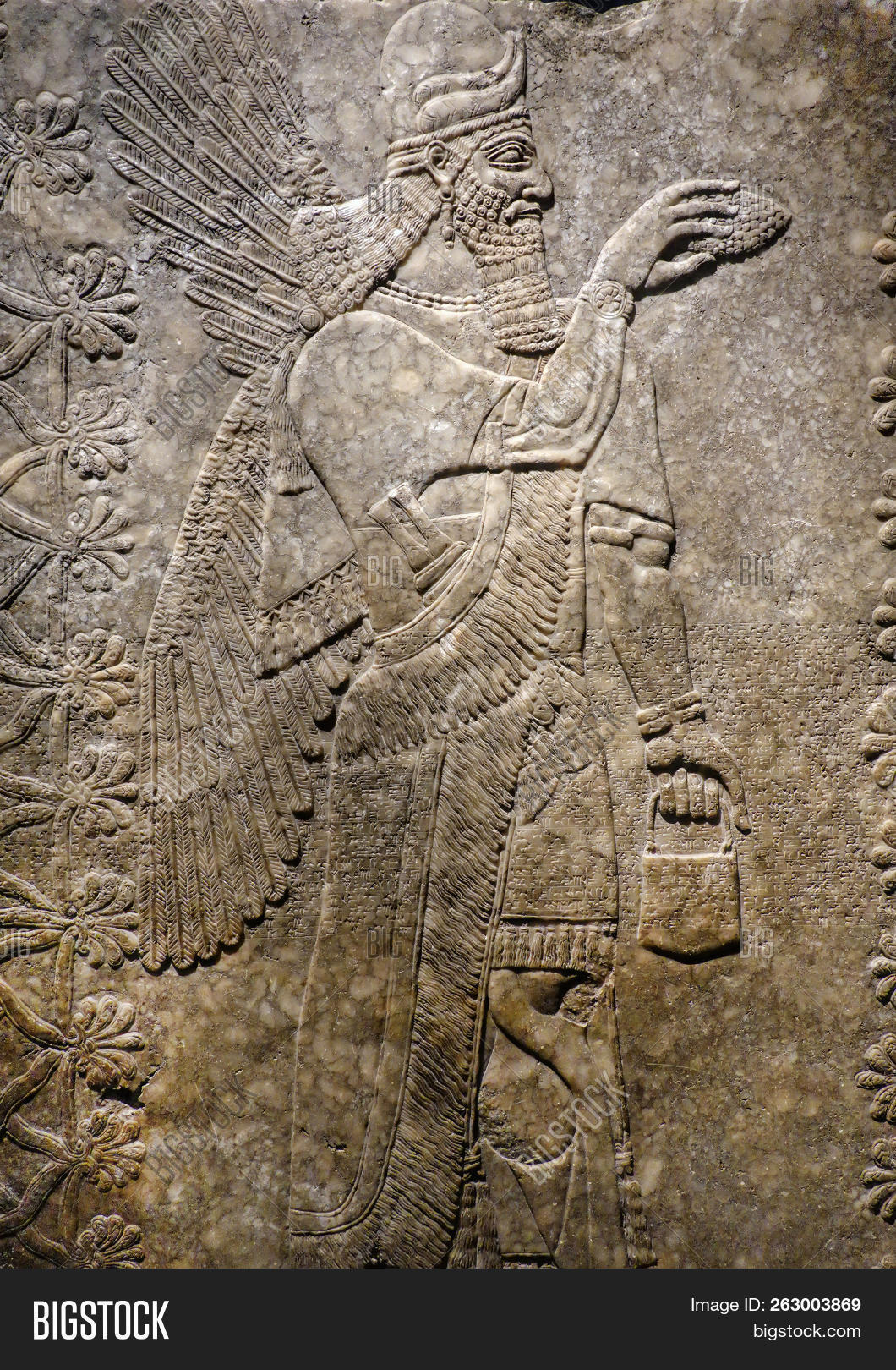 Winged Genie Panel, Image & Photo (Free Trial) | Bigstock