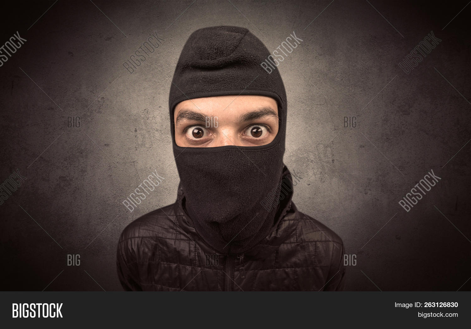 Burglar Standing Black Image & Photo (Free Trial) | Bigstock