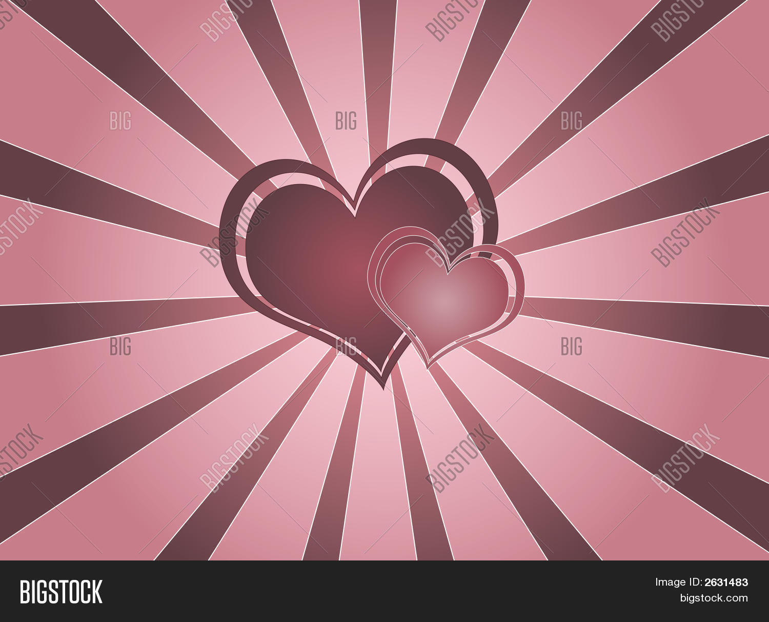 Pink Hearts Vortex Image & Photo (Free Trial) | Bigstock