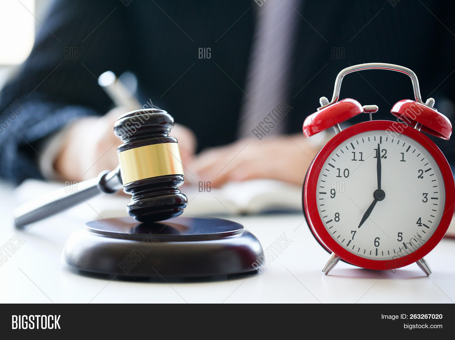 Red Alarm Slock Judge Image & Photo (Free Trial) | Bigstock