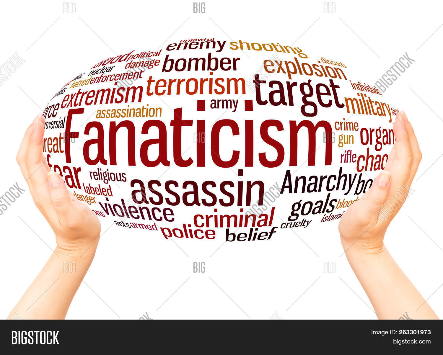 Fanaticism Word Cloud Image & Photo (Free Trial) | Bigstock