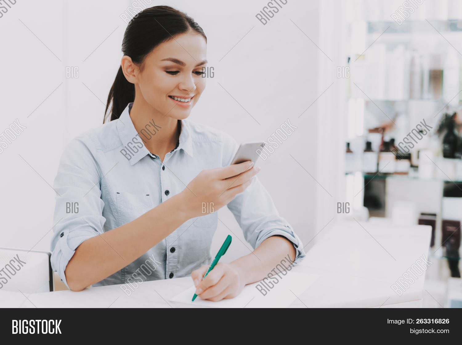 Woman Receptionist. Image & Photo (Free Trial) | Bigstock
