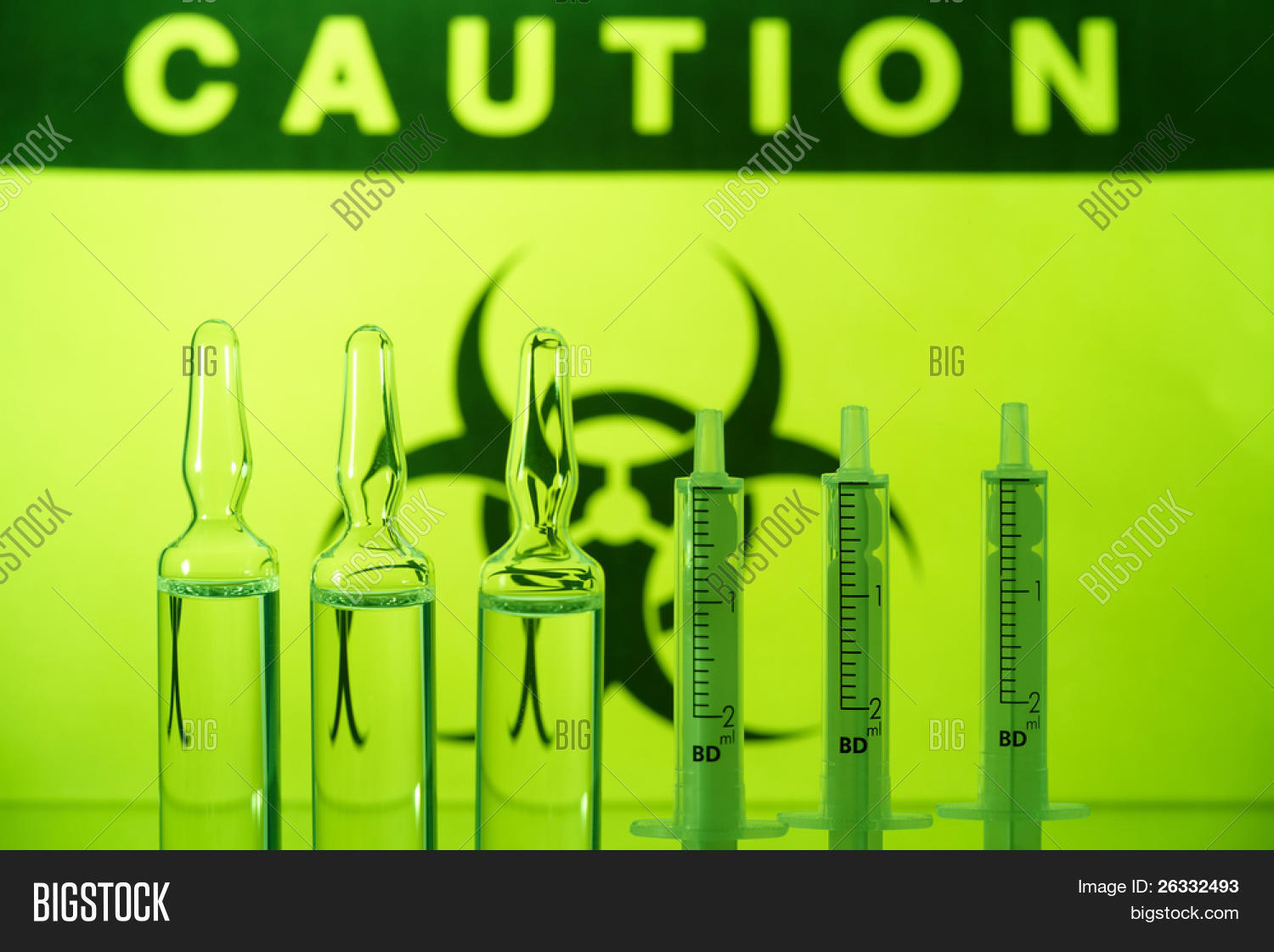 Biohazard Sign Ampules Image & Photo (Free Trial) | Bigstock