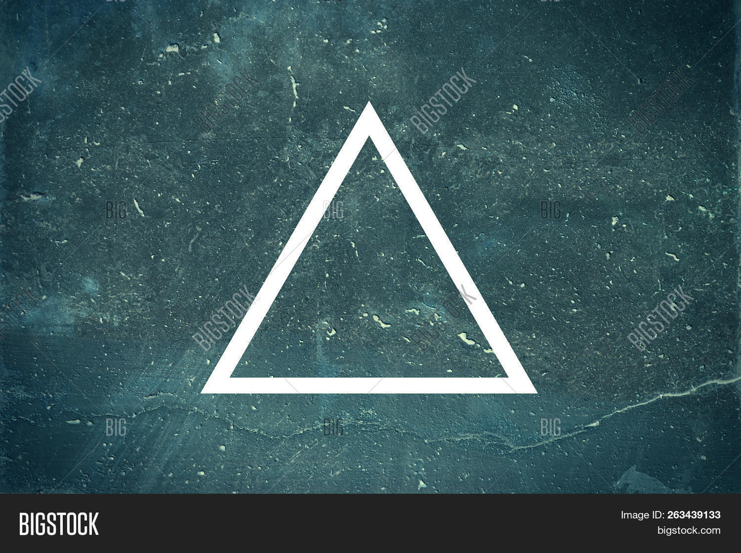 White Flat Triangle On Image & Photo (Free Trial) | Bigstock
