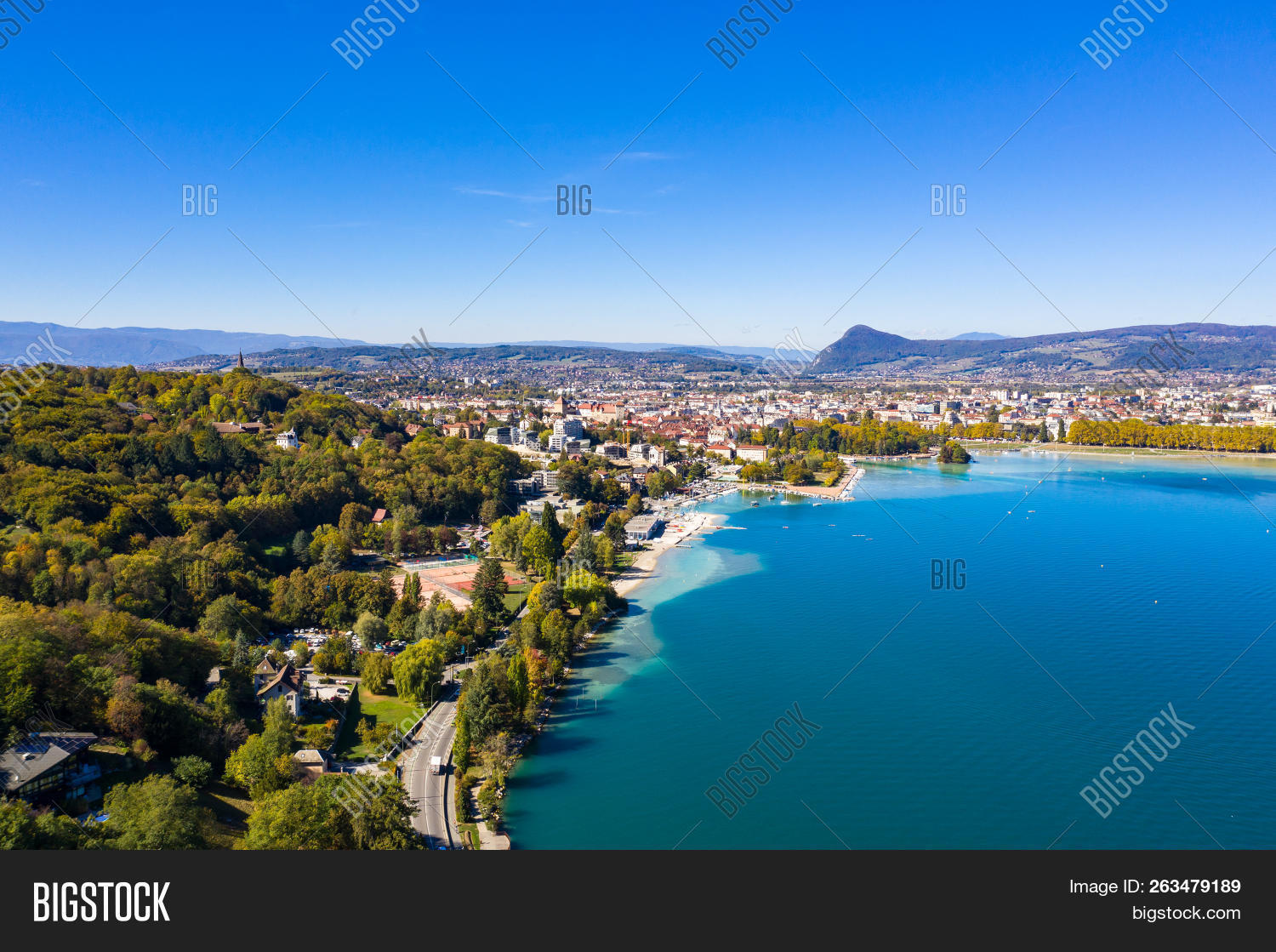 Aerial View Annecy Image & Photo (Free Trial) | Bigstock