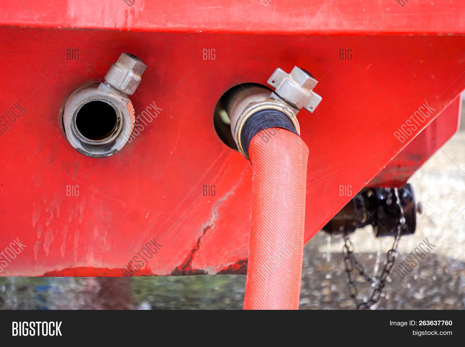 Hoses Quench Fire Image & Photo (Free Trial) | Bigstock