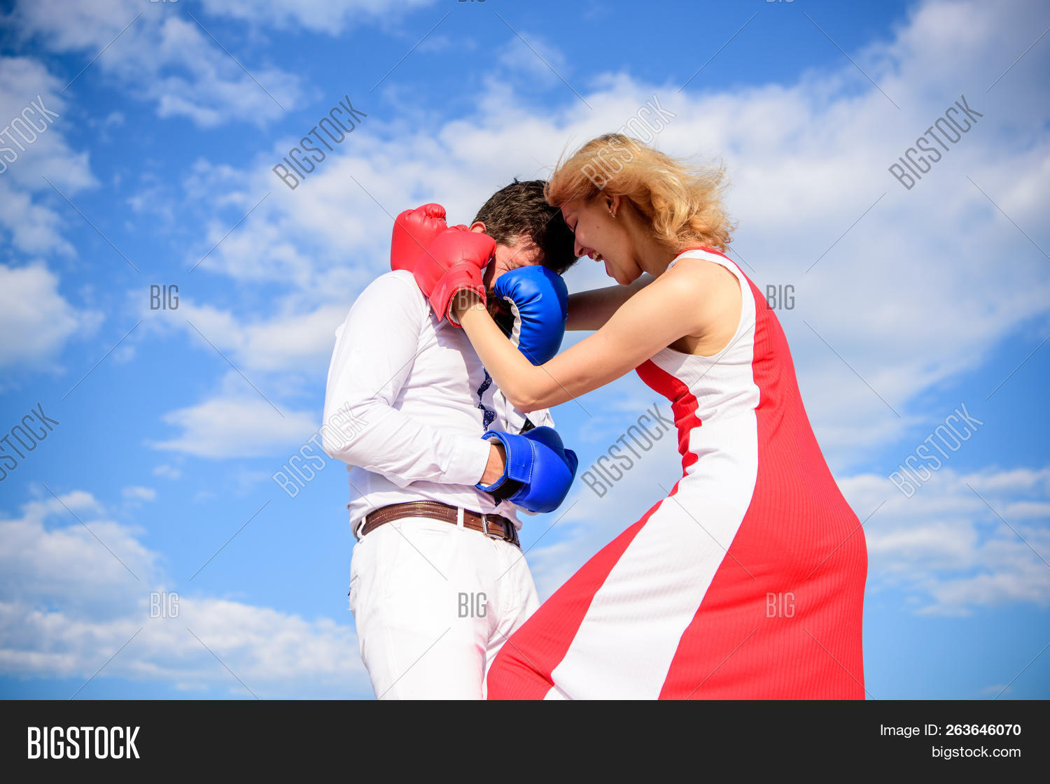 Man Woman Boxing Image & Photo (Free Trial) | Bigstock