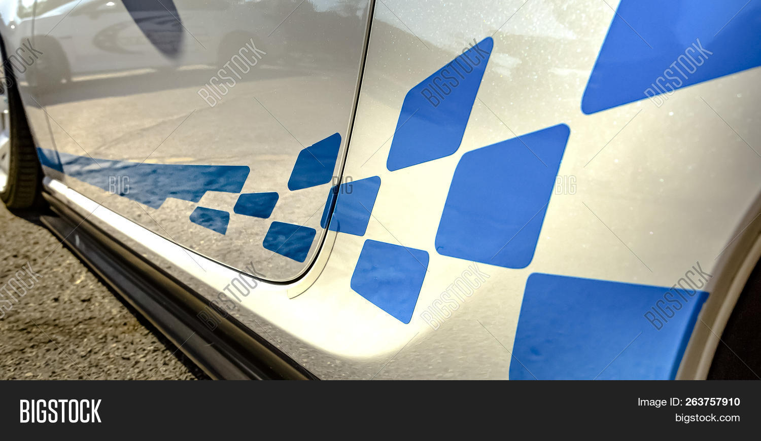 Blue Decal On Exterior Image & Photo (Free Trial) | Bigstock