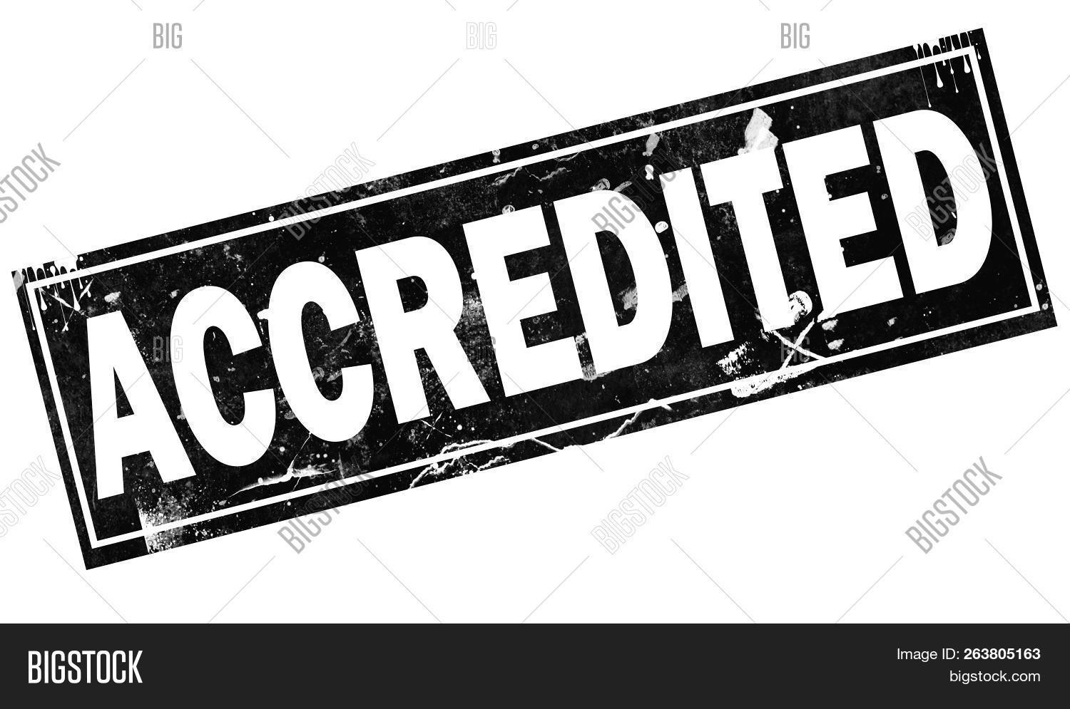 Accredited Word Black Image & Photo (Free Trial) | Bigstock