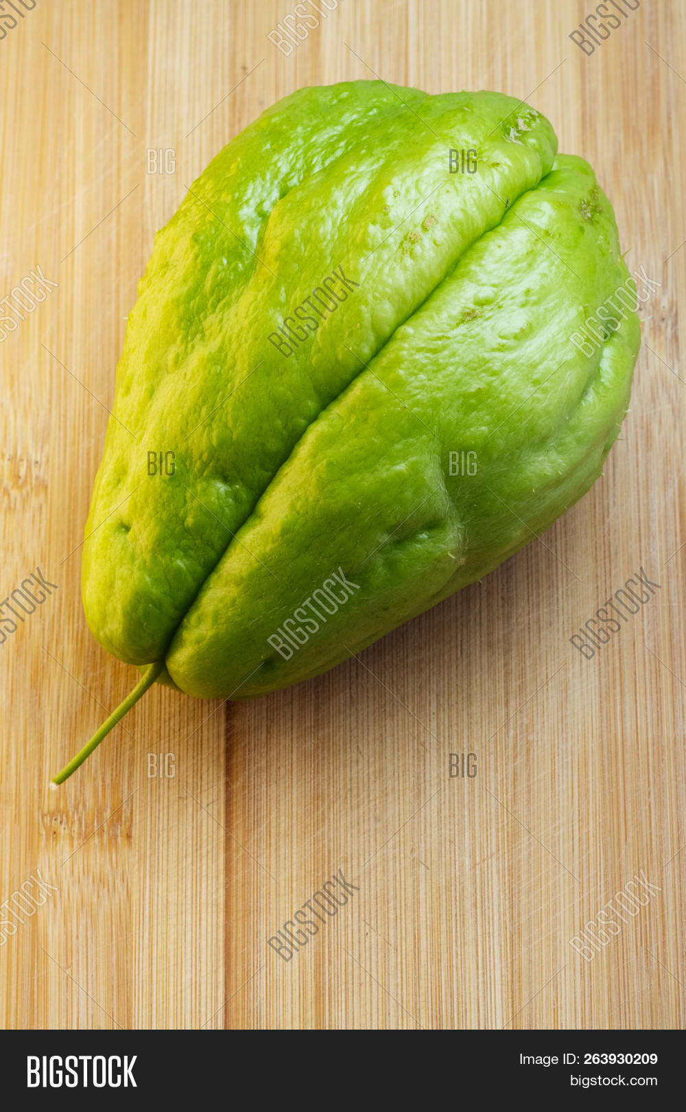 Fresh Green Chayote On Image & Photo (Free Trial) | Bigstock