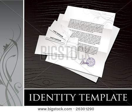 Identity Template Vector & Photo (Free Trial) | Bigstock