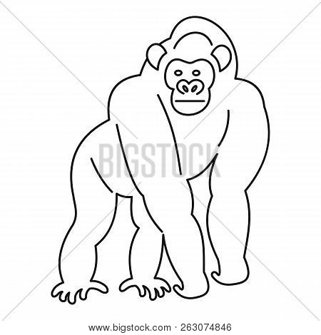 Monkey Icon Outline Image & Photo (Free Trial) | Bigstock