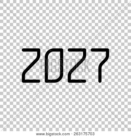 2027 Number Icon. Vector & Photo (Free Trial) | Bigstock