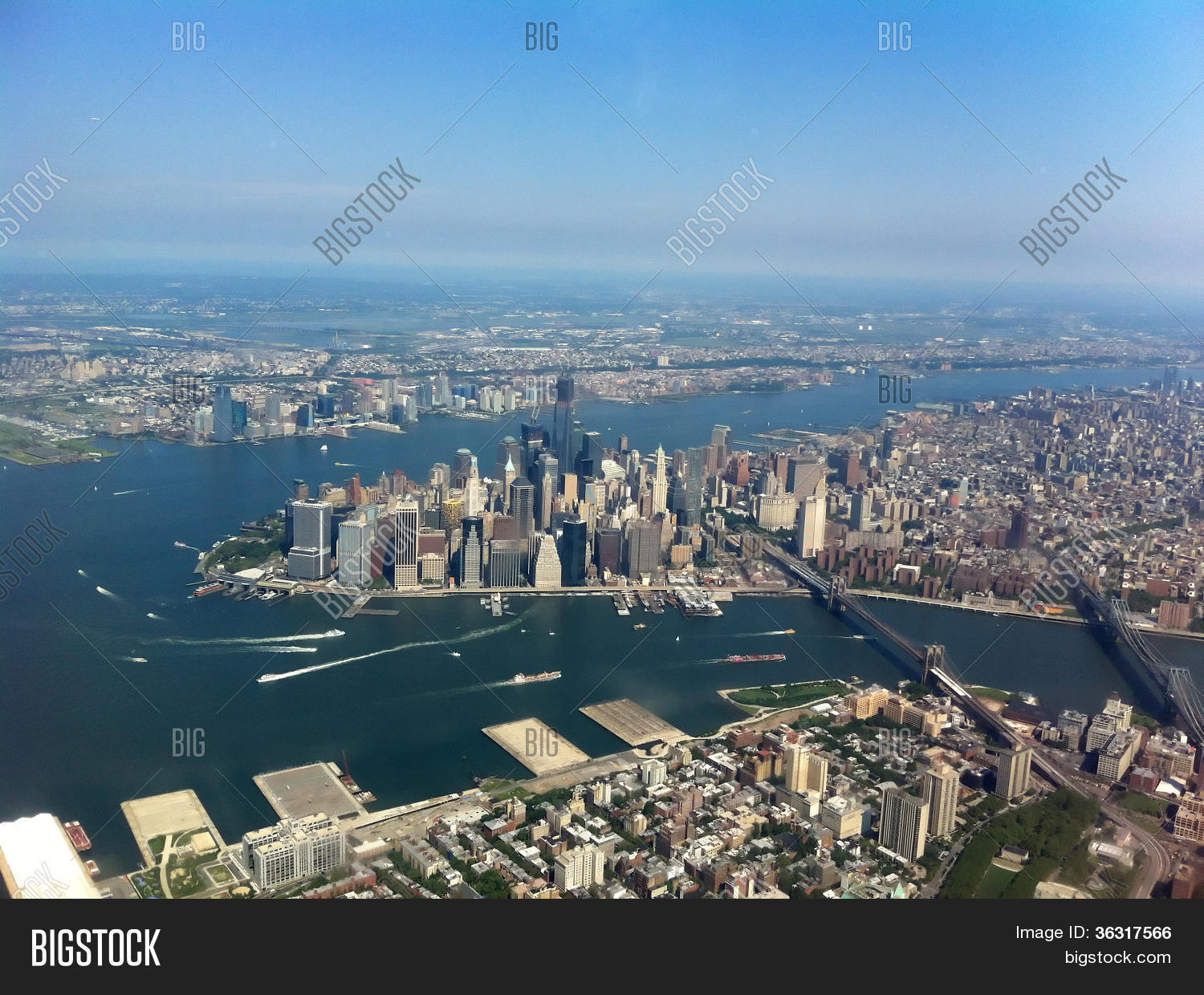 Manhattan Above Image & Photo (Free Trial) | Bigstock
