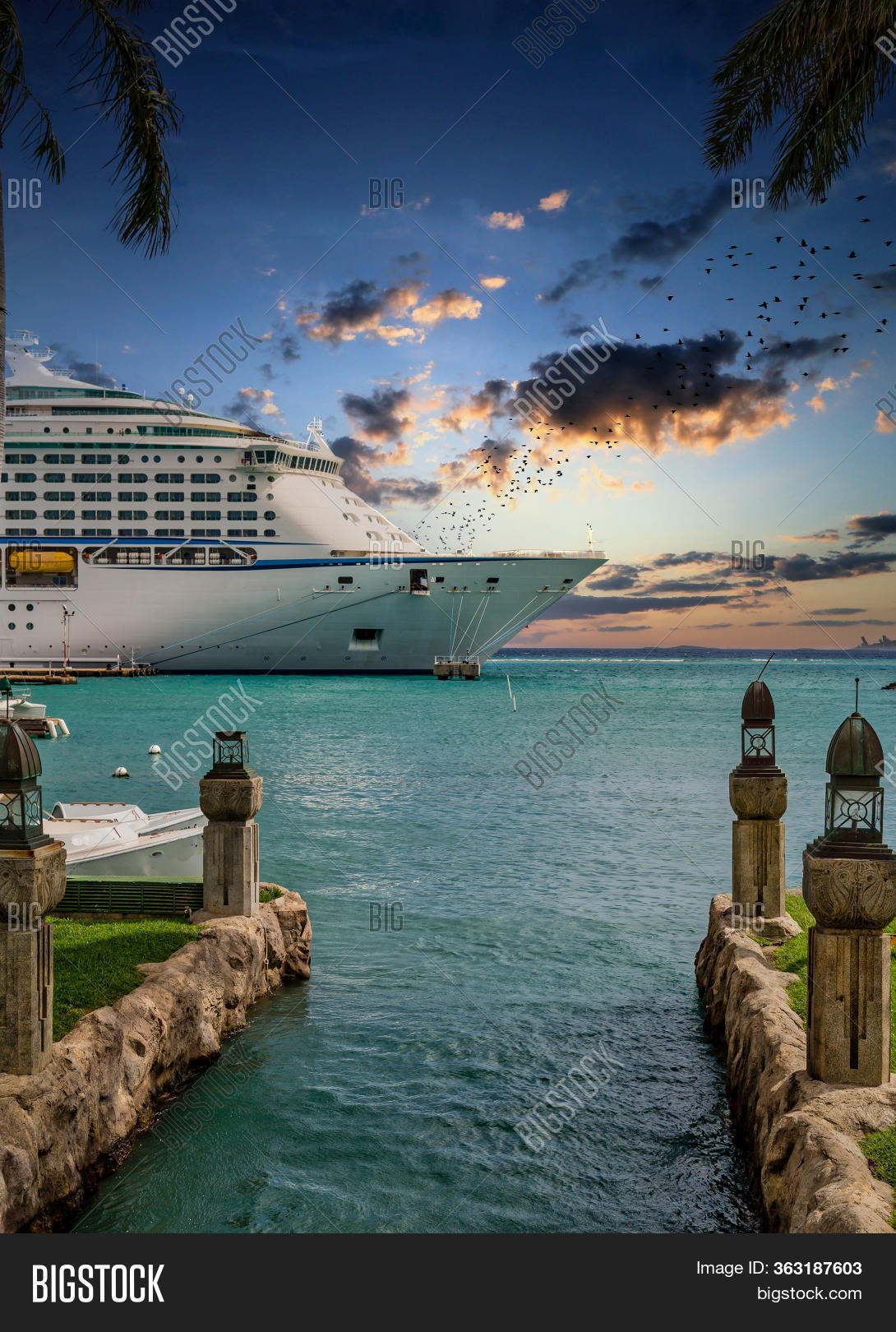 Inlet Small Boats Into Image & Photo (Free Trial) | Bigstock