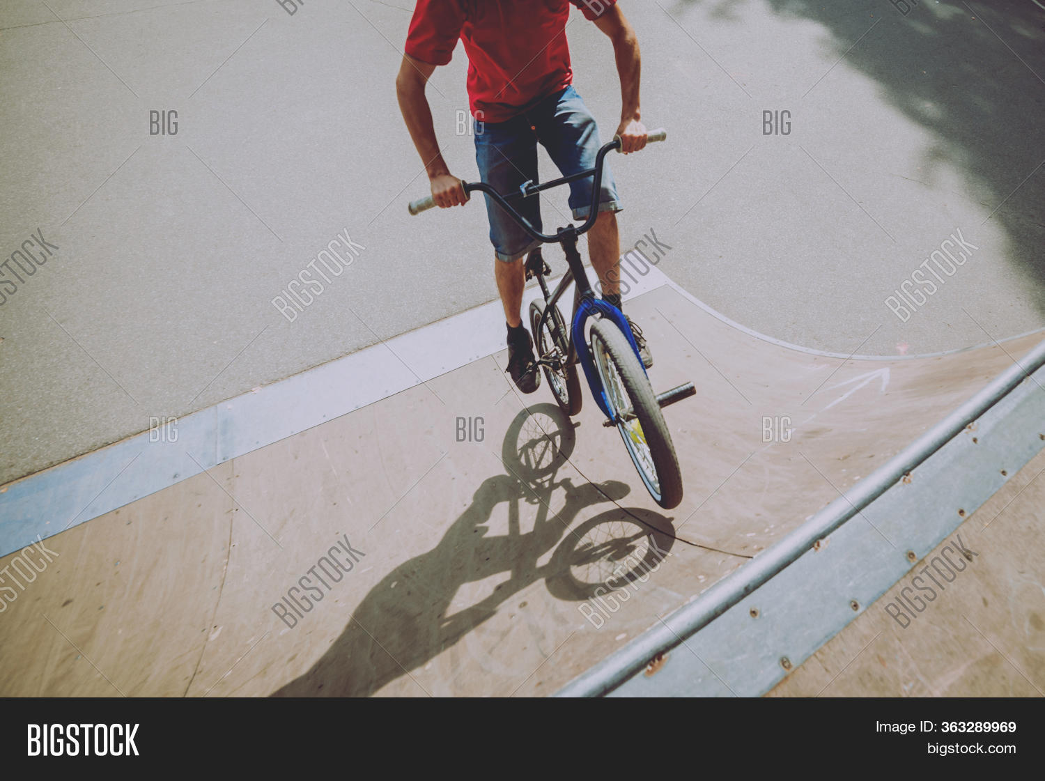 Boy Riding Bmx Park Image & Photo (Free Trial) | Bigstock