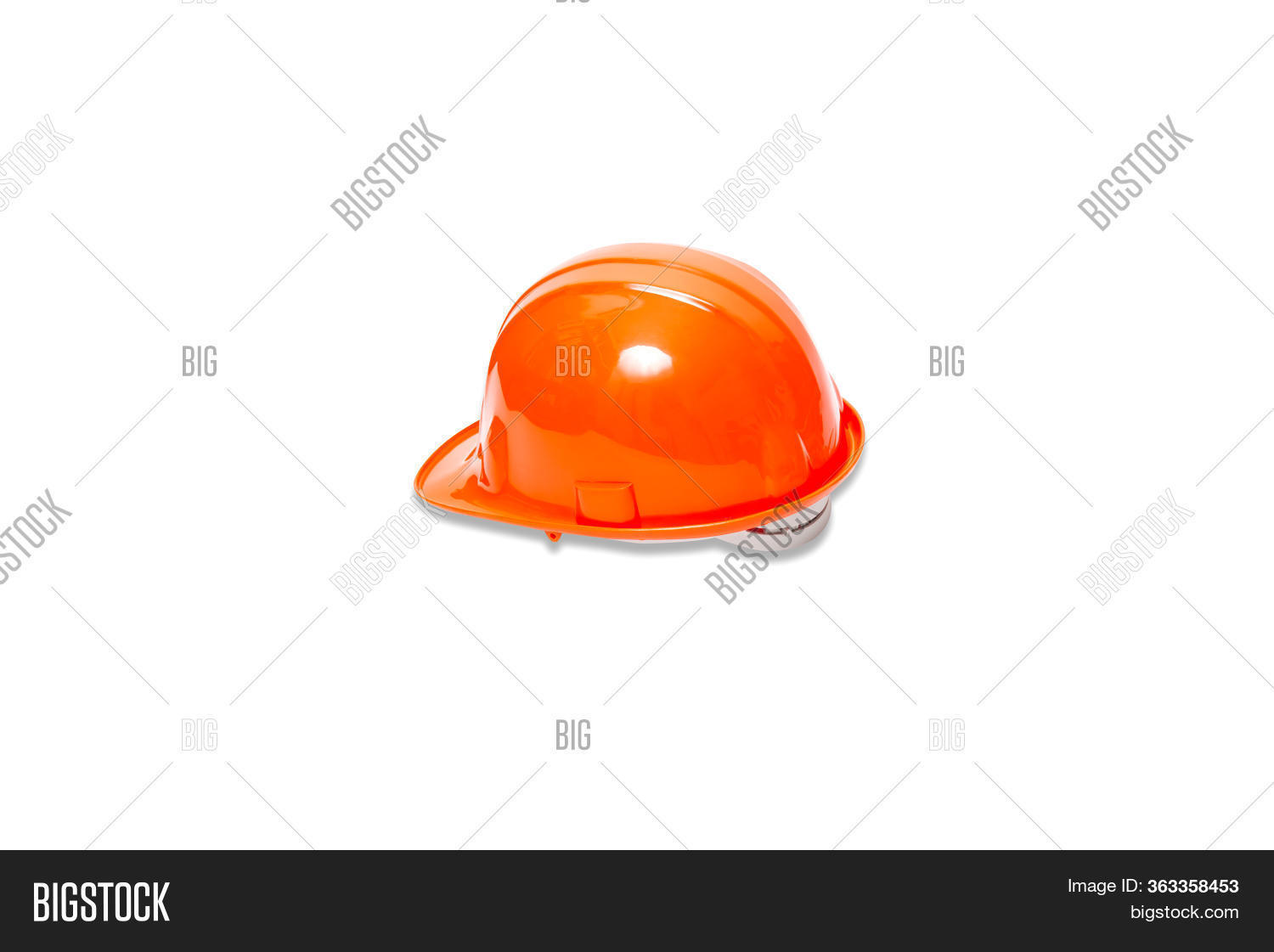 Orange Safety Hat Image & Photo (Free Trial) | Bigstock