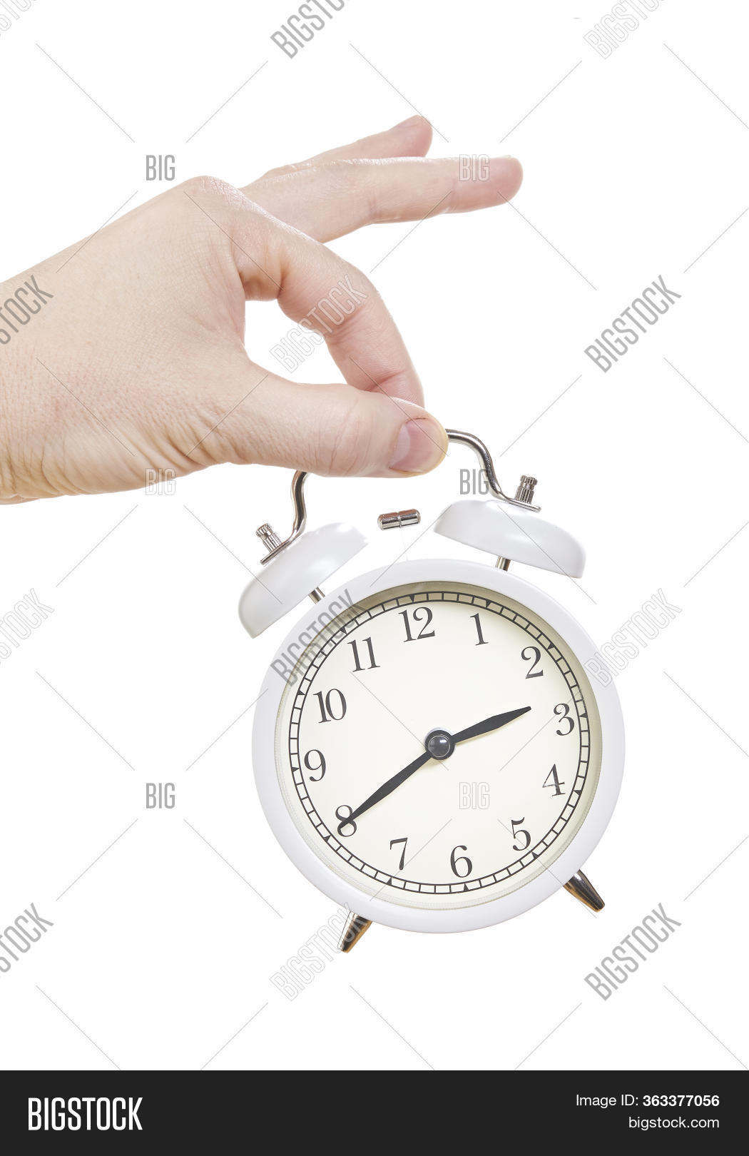 Hand Alarm Clock Hand Image & Photo (Free Trial) | Bigstock