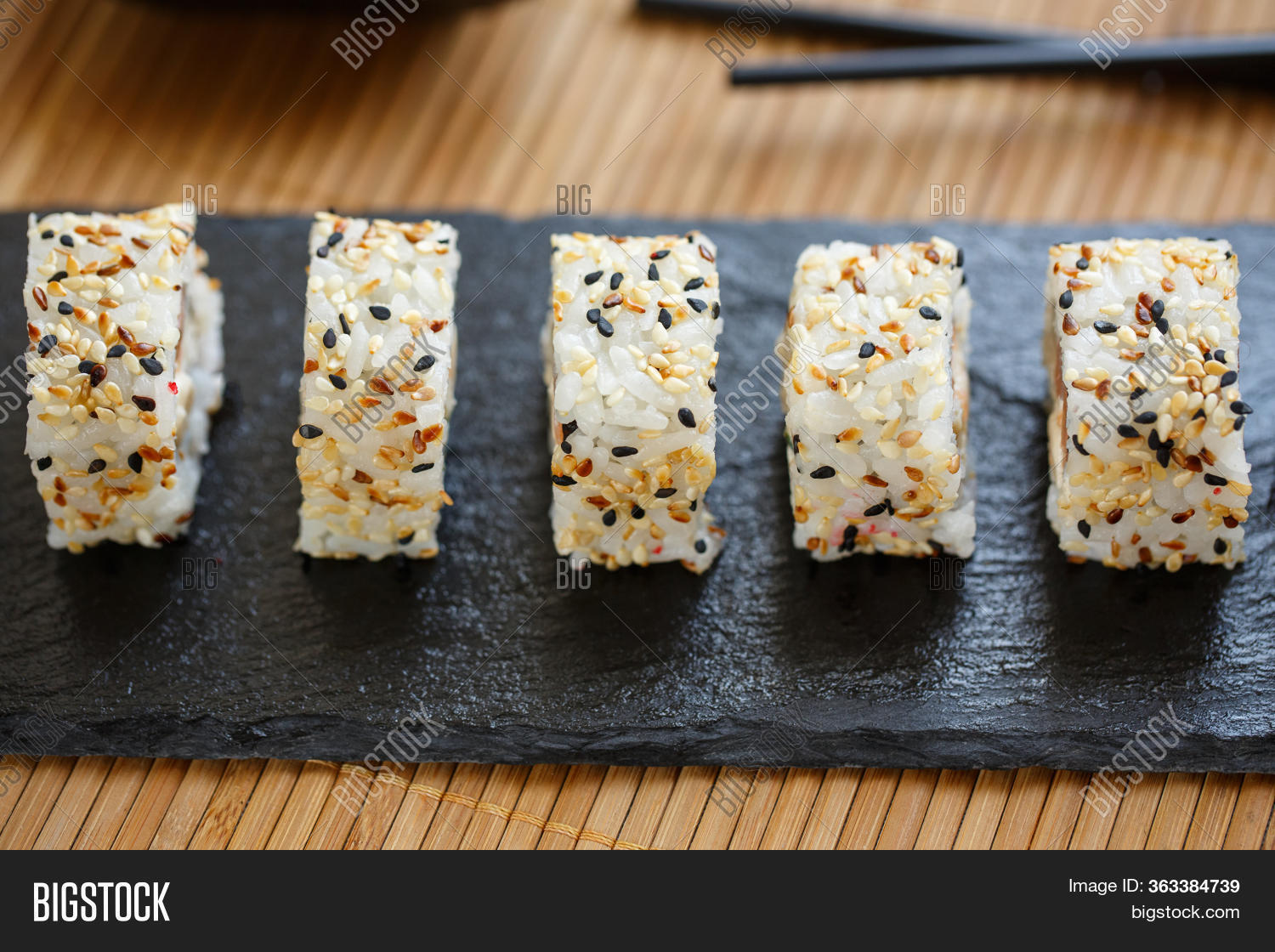 Uramaki Served On Image & Photo (Free Trial) | Bigstock