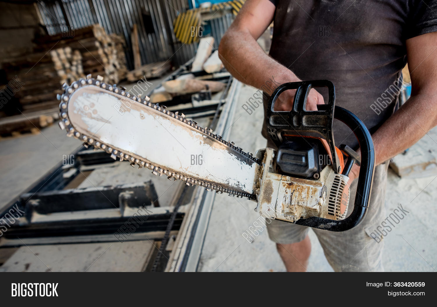 Woodcutter Cutting Image & Photo (Free Trial) | Bigstock