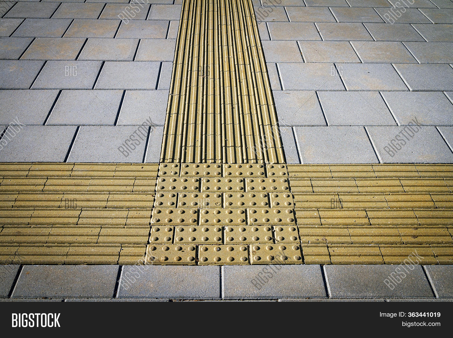 Textured Walkway Blind Image & Photo (Free Trial) | Bigstock