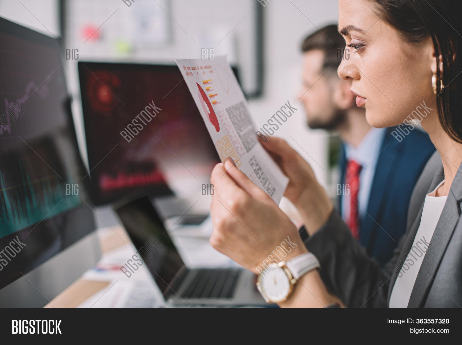 Selective Focus Data Image And Photo Free Trial Bigstock