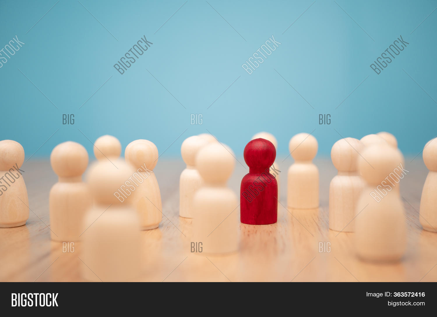 Wooden Figure Standing Image & Photo (Free Trial) | Bigstock