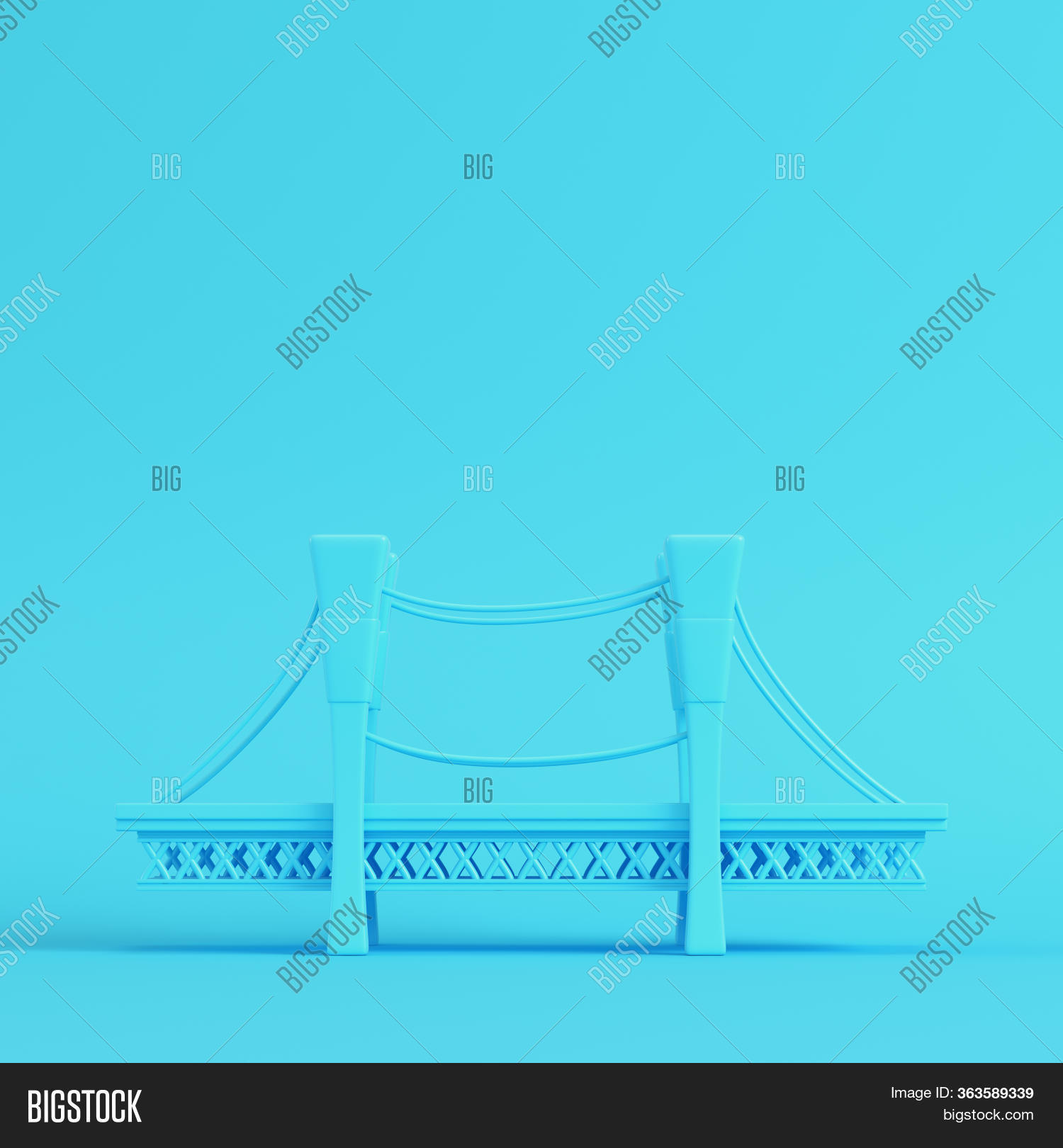 Cartoon Styled Bridge Image & Photo (Free Trial) | Bigstock