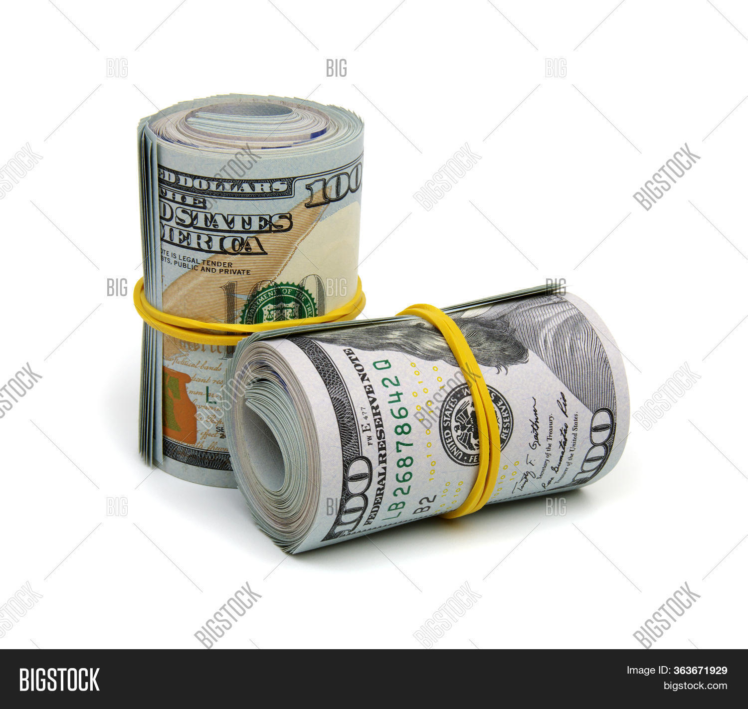 Money Roll Dollars Image & Photo (Free Trial) | Bigstock