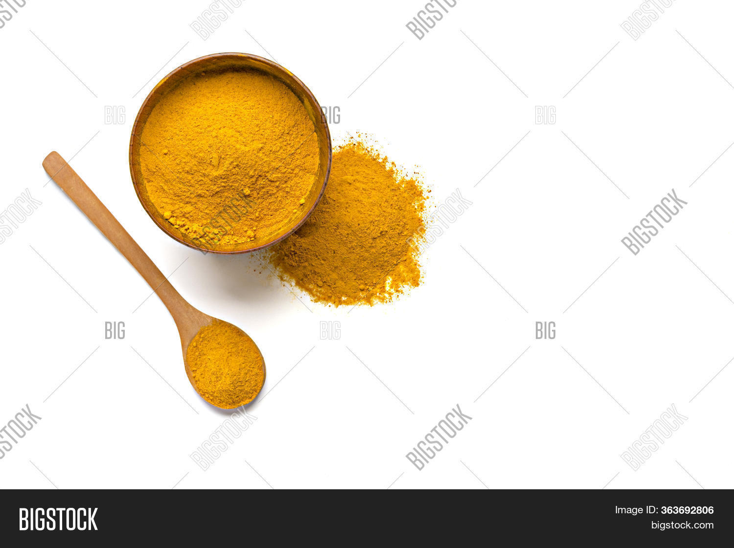 Dried Turmeric Powder Image & Photo (Free Trial) | Bigstock