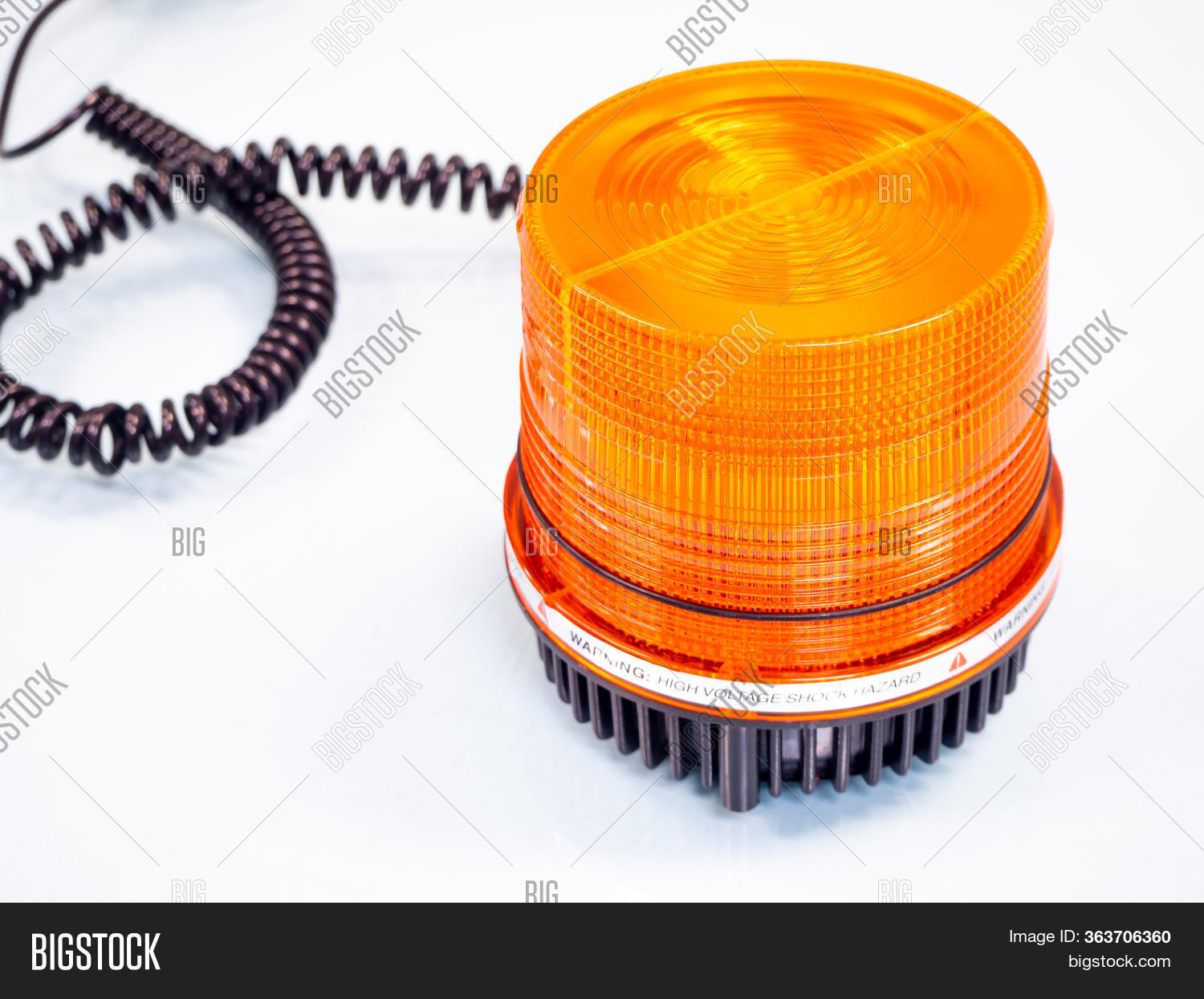 Orange Rotating Beacon Image & Photo (Free Trial) | Bigstock