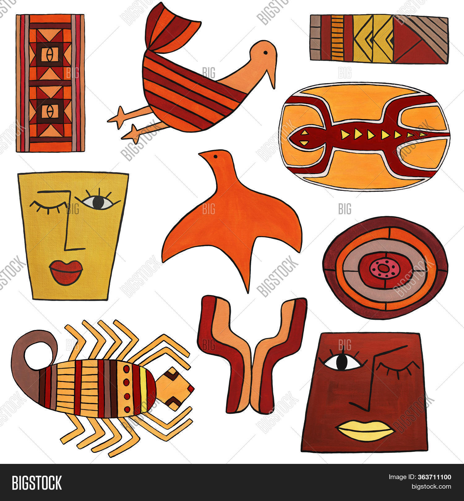 Ethnic Elements Image & Photo (Free Trial) | Bigstock