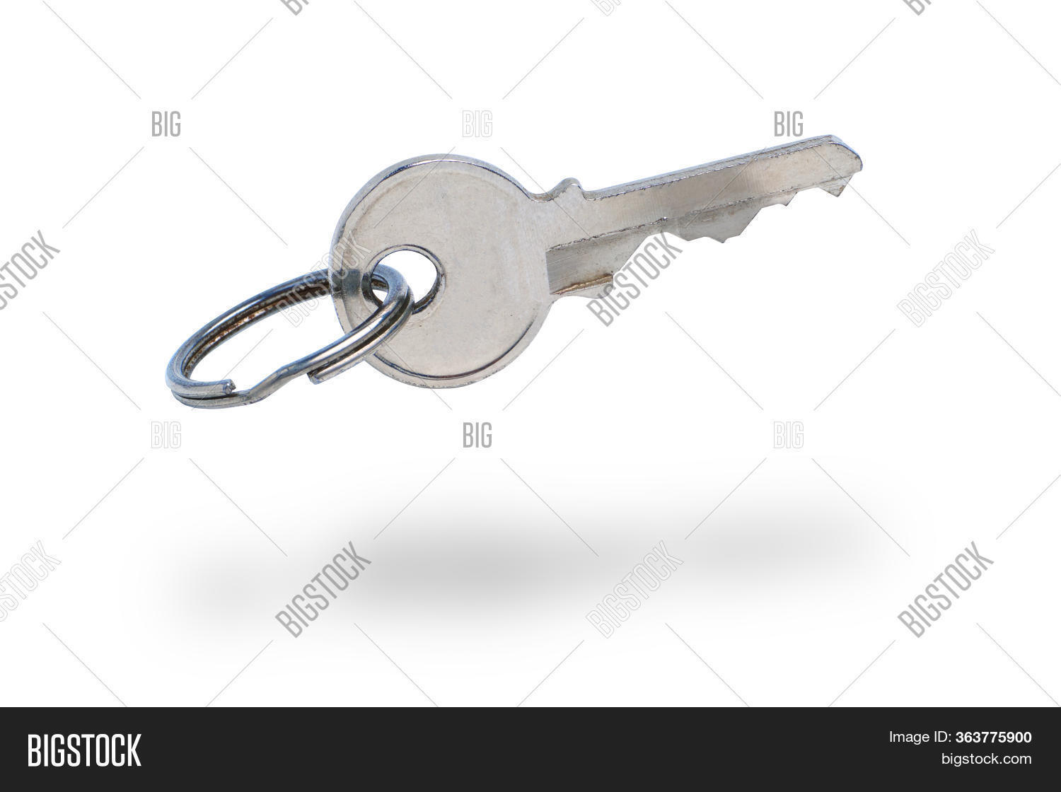 Old Metal Key On White Image & Photo (Free Trial) | Bigstock