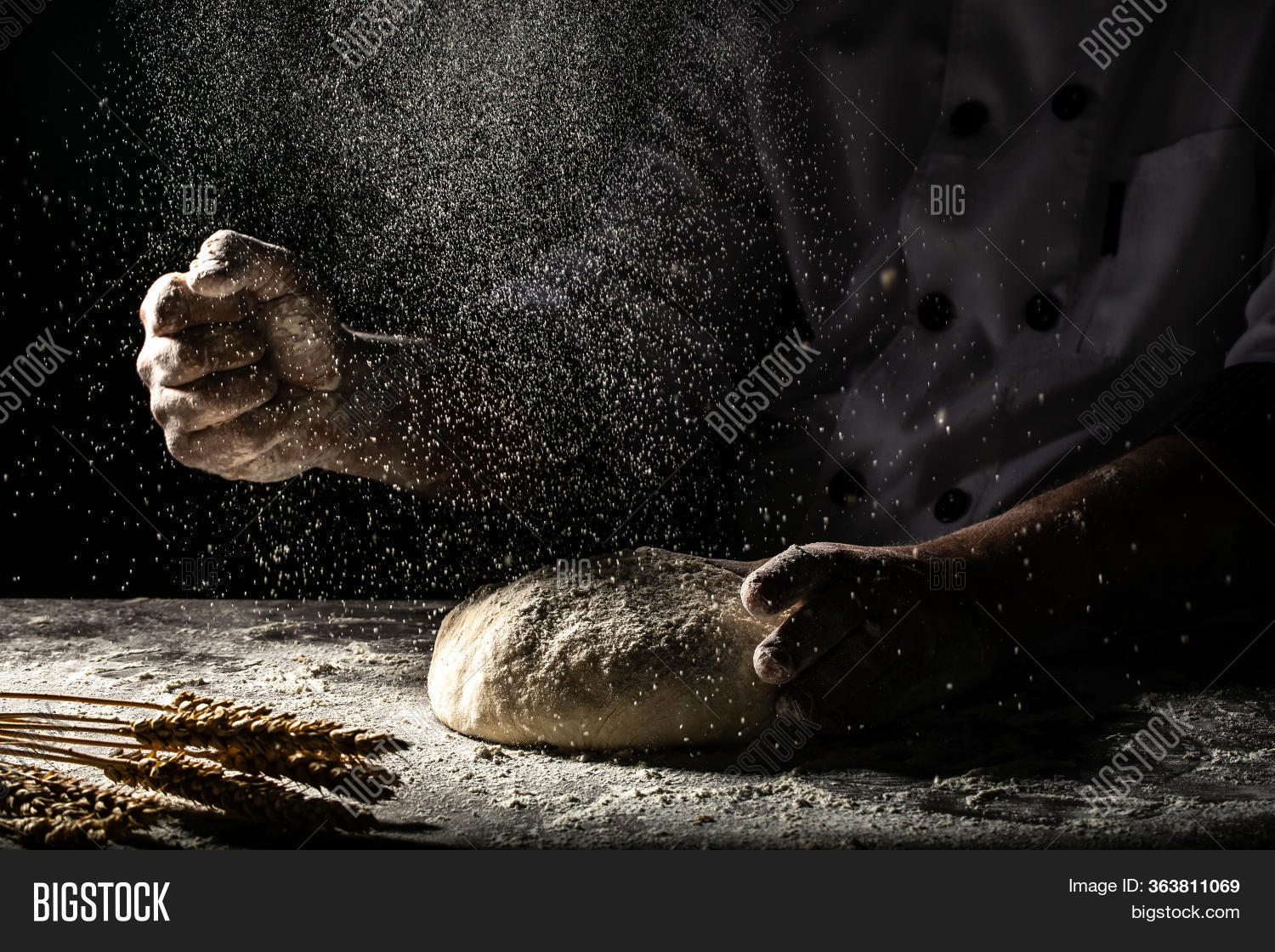 Man Preparing Bread Image & Photo (Free Trial) | Bigstock