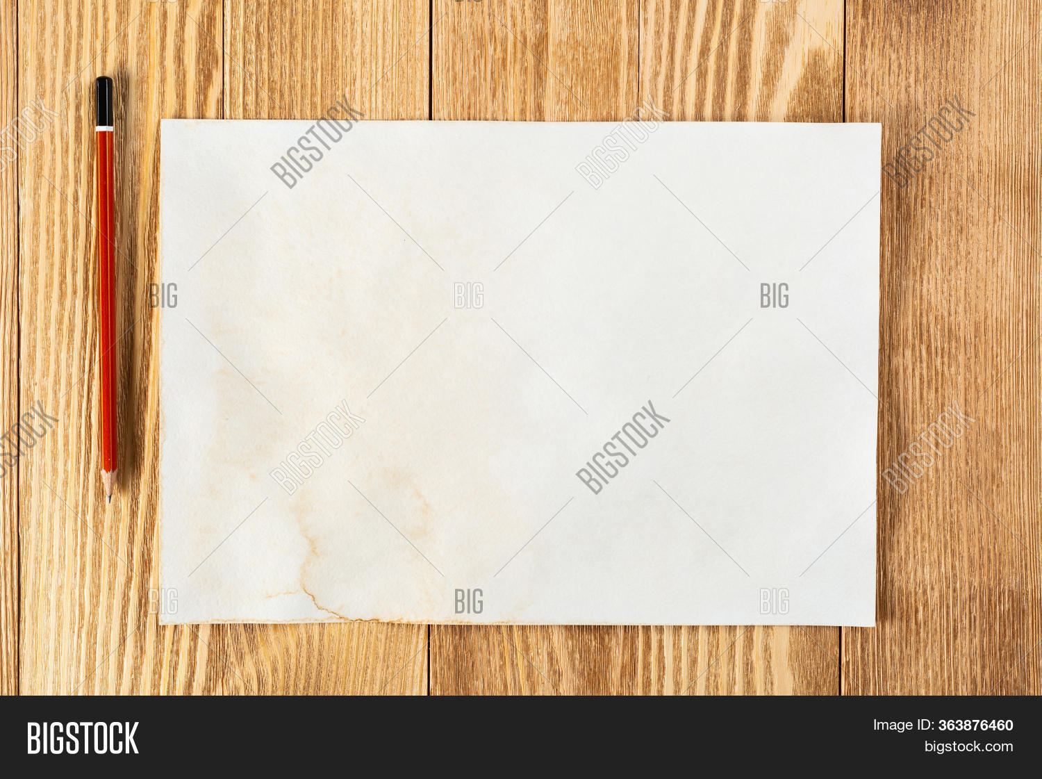 Sheet Paper Lying On Image & Photo (Free Trial) | Bigstock