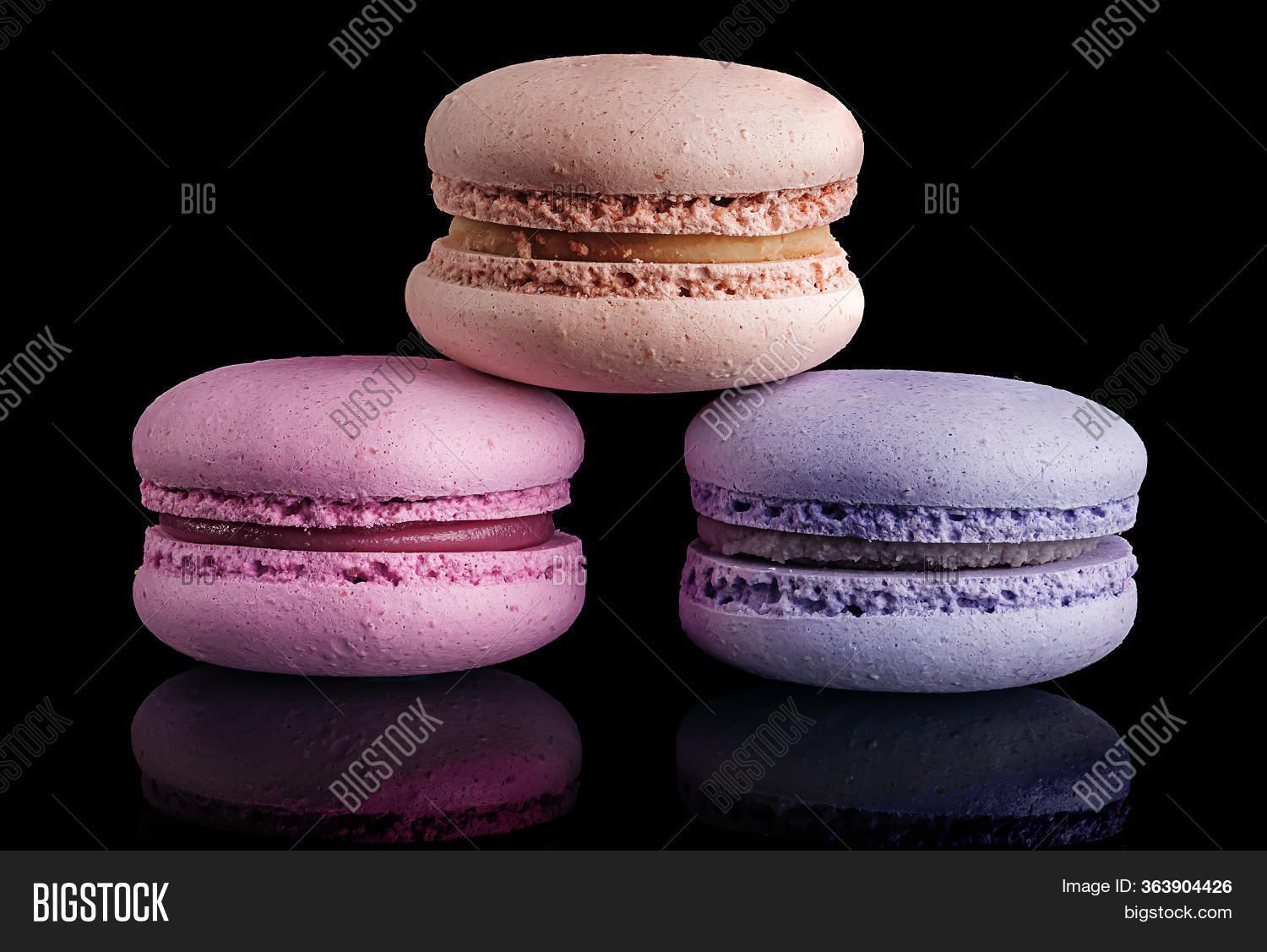 Three Macaroon Pyramid Image & Photo (Free Trial) | Bigstock