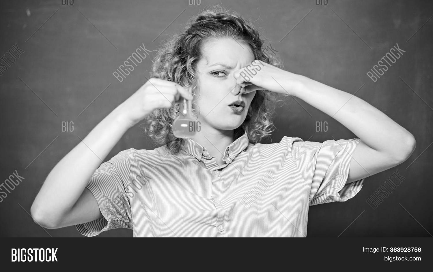 Stench. Girl Hold Image & Photo (Free Trial) | Bigstock