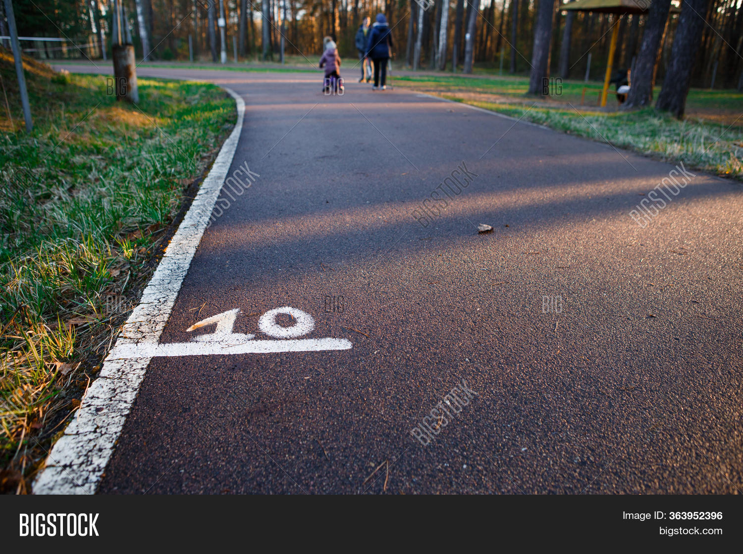 Running Asphalt Track Image & Photo (Free Trial) | Bigstock