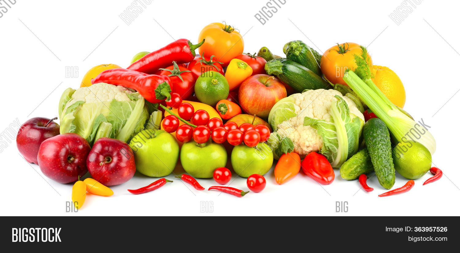 Set Fresh Healthy Image & Photo (Free Trial) | Bigstock