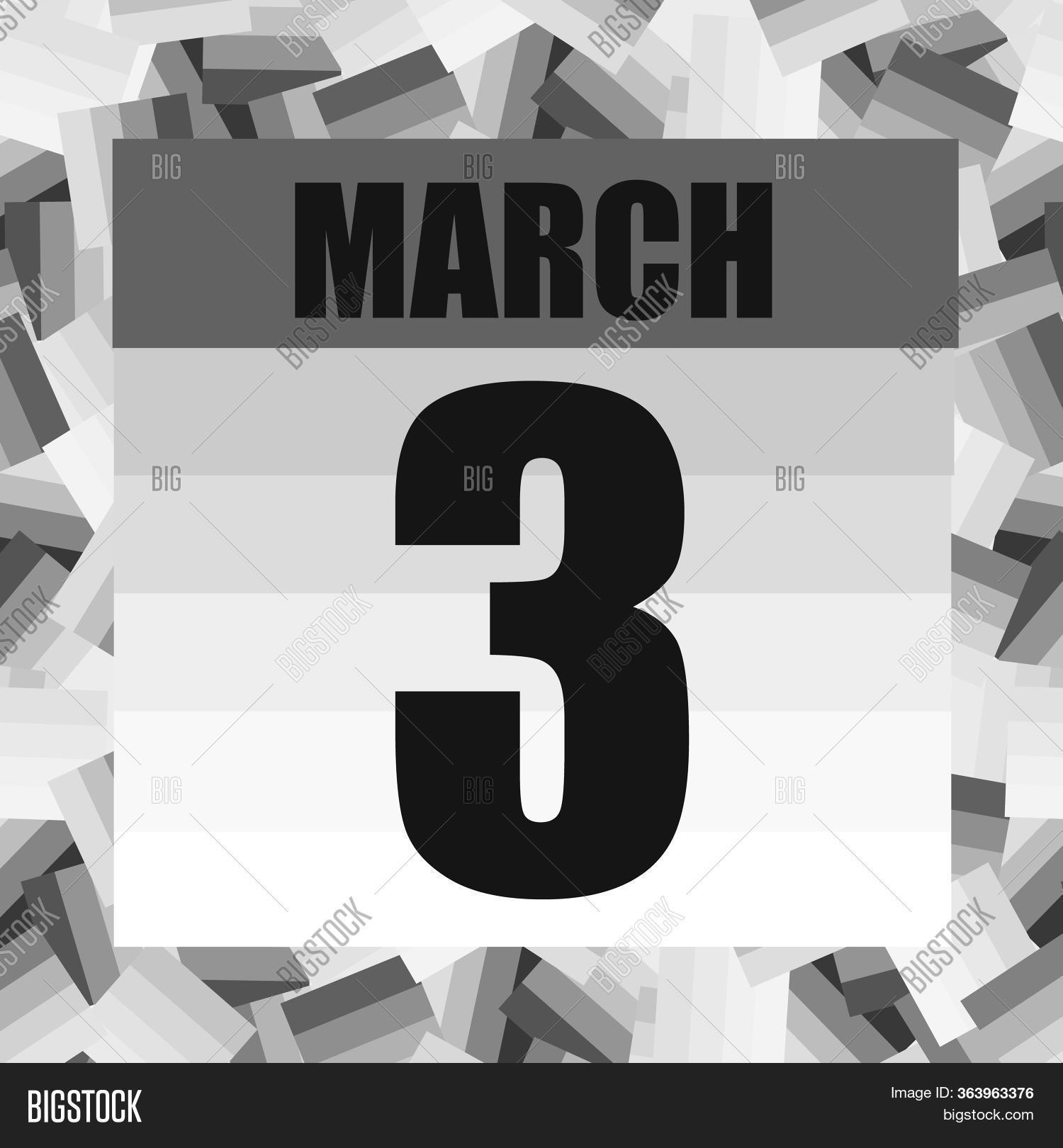 March 3 Icon. Planning Image & Photo (Free Trial) | Bigstock