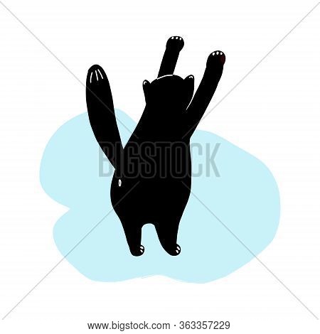 Cat Standing Up Drawing