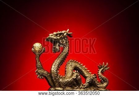 Chinese Dragon Holding Image & Photo (Free Trial) | Bigstock