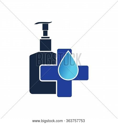 Hand Sanitizer Logo Vector & Photo (Free Trial) | Bigstock