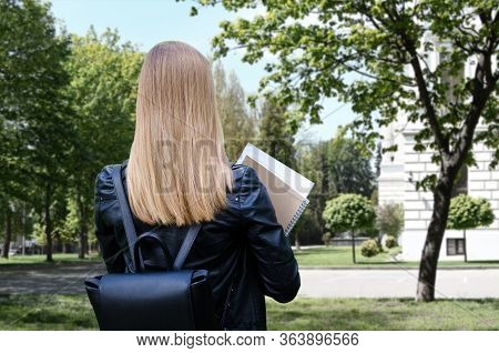 Back View Student Girl Image & Photo (Free Trial) | Bigstock