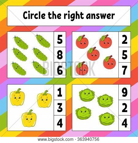 Circle Right Answer. Vector & Photo (Free Trial) | Bigstock